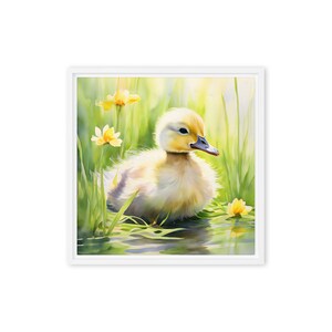 Adorable Duckling Printable Wall Art for Kids Room or Living Room ...