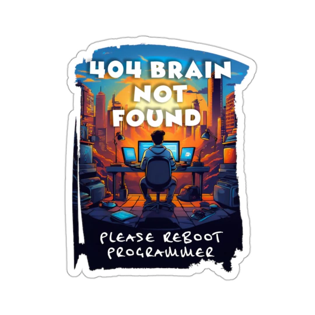 Funny Programmer Sticker, Coding Sticker, Programmer Sticker, Computer ...