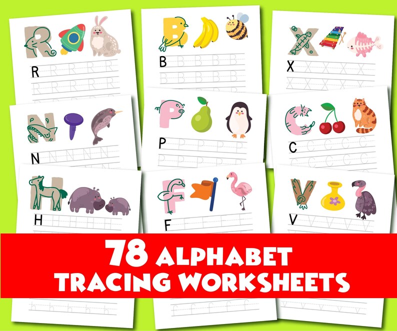 Printable Preschool Alphabet Activities for Kindergarten Learning ...
