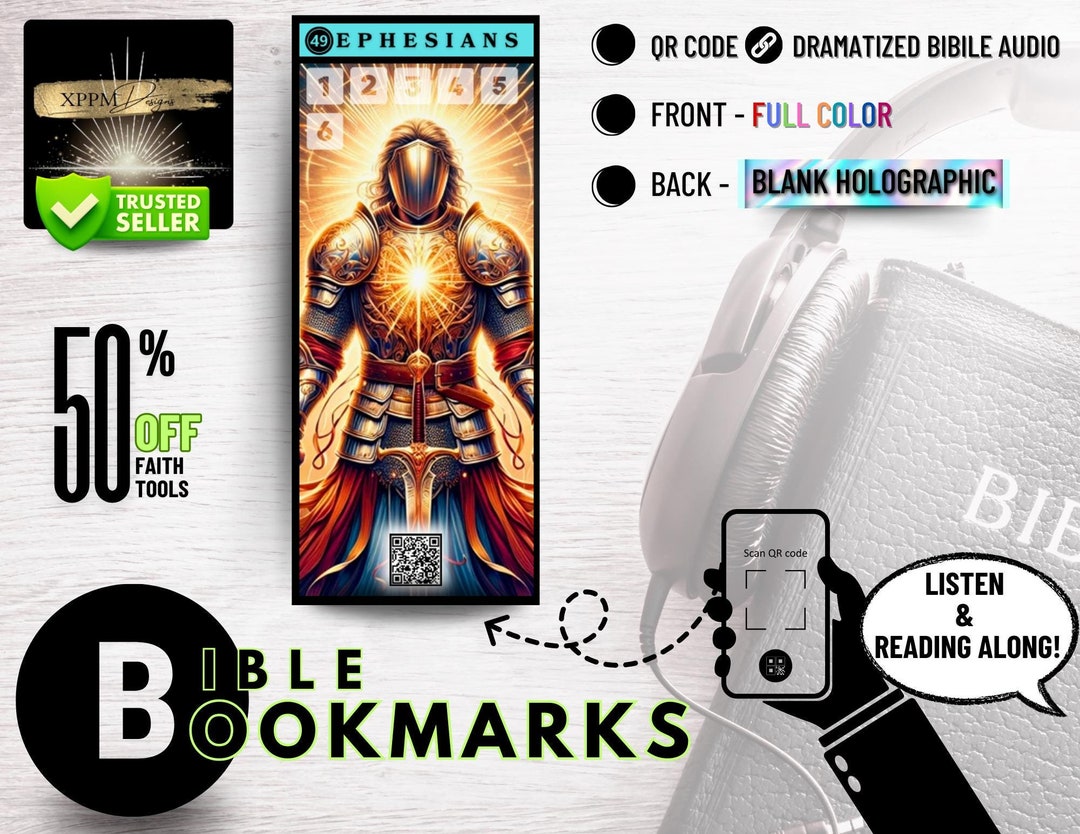 NT Bible Bookmarks | QR Codes Linked to Dramatized Audio Bible | Listen ...