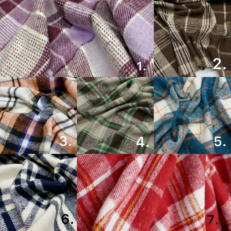 Custom Dog Flannel Shirt, Cotton Plaid Dog Clothes for Dog Moms, Made ...