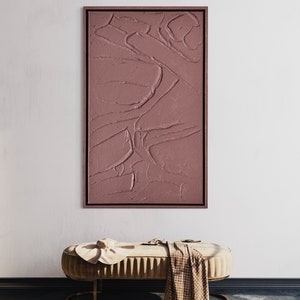 Mauve Purple Textured Abstract Painting - Etsy