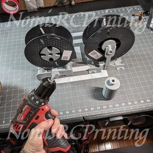 3D Printing Filament Spooling System - Combine Old Used Spools to One ...