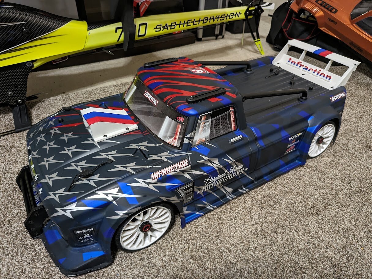 Arrma Infraction RC Car Ram Air System unpainted - Etsy