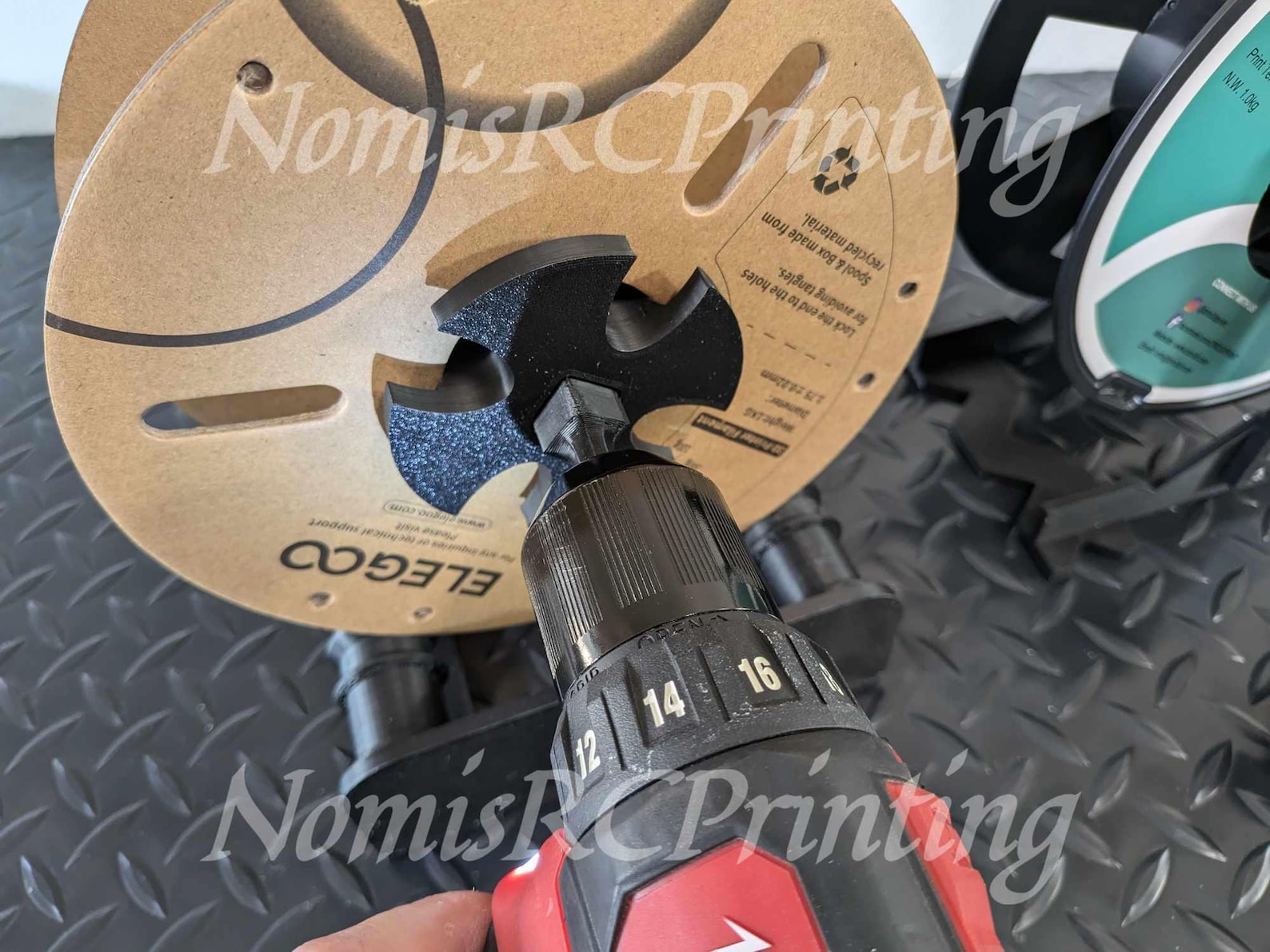 3D Printing Filament Spooling System - Combine Old Used Spools to One ...