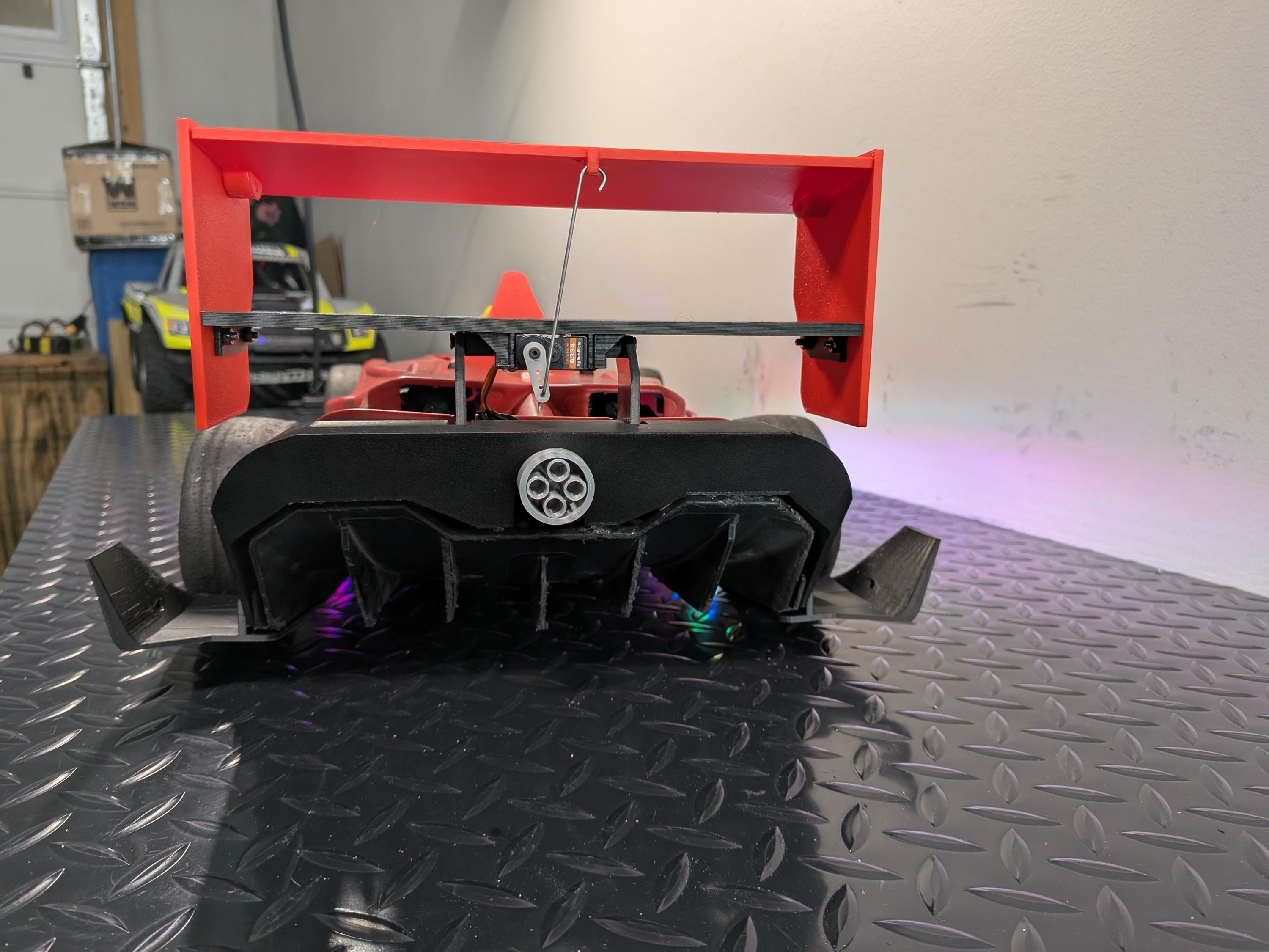 Arrma Limitless Formula 1 Active Aero Wing - Insane Downforce/air Brakes - Etsy