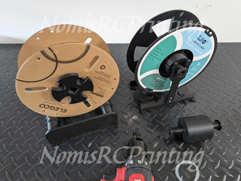 3D Printing Filament Spooling System - Combine Old Used Spools to One ...