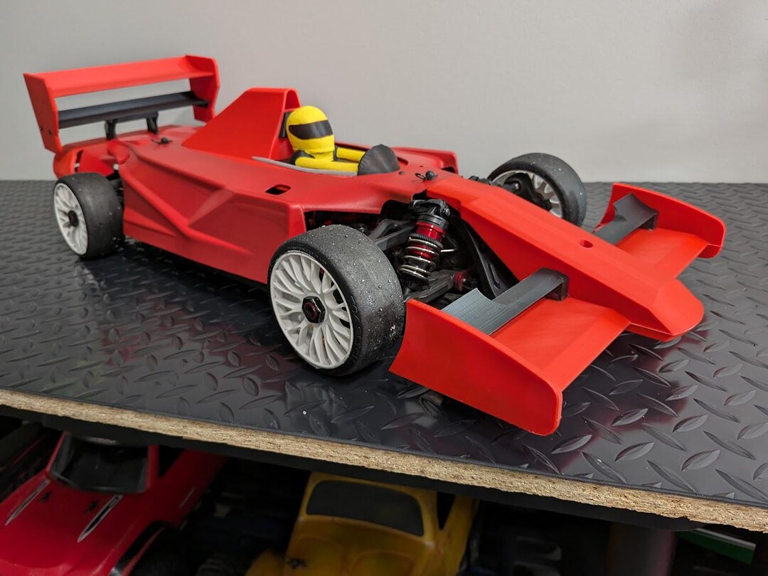 Arrma Limitless Formula 1 Conversion Kit - Wing / Nose / Interior ...