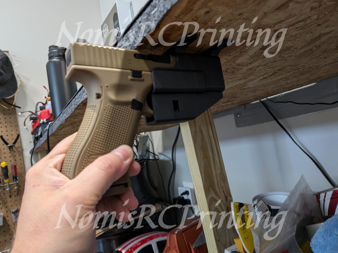 Glock Universal Under Desk Holder - Glock Holster - Etsy