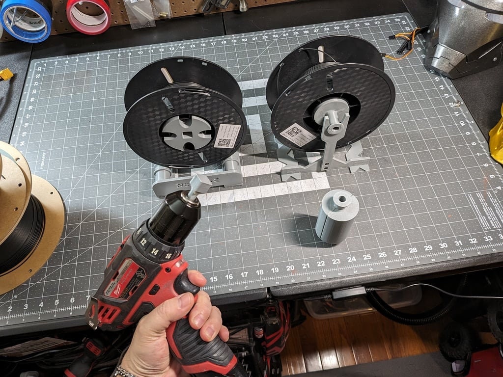 3D Printing Filament Spooling System Combine Old Used Spools to One - Etsy