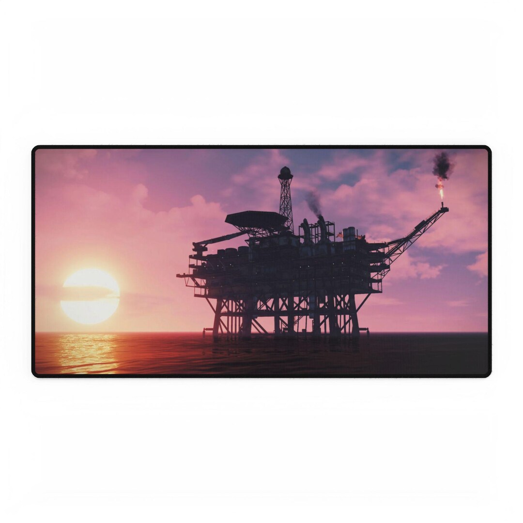 Rust Video Game Desk Mat, Mousepad, Rust Oil Rig - Etsy