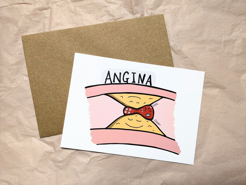 Angina Paramedic Postcard - Etsy