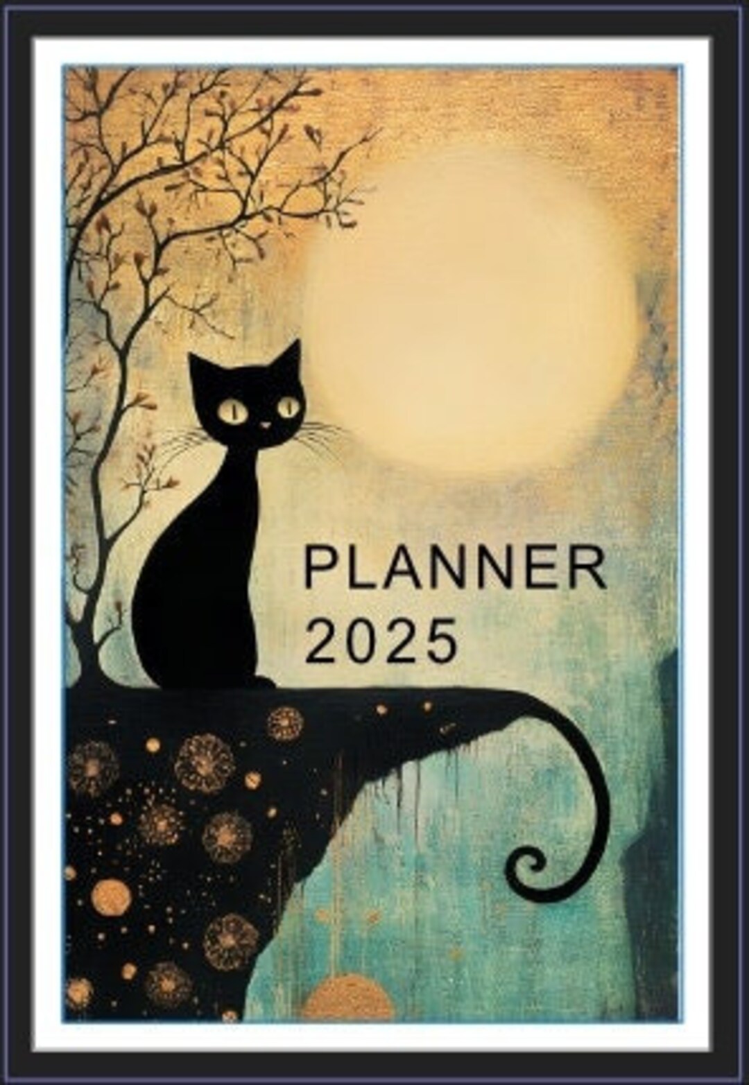 Notebook 160 Pages, Calendar 2025, Monthly Planner, 12-month Calendar ...