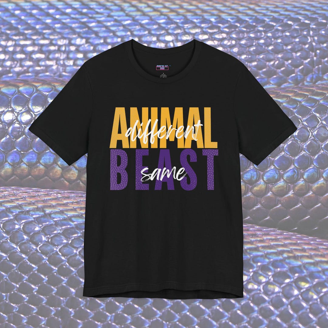 Different Animal Same Beast Shirt Snake Pattern GOAT 24 Mamba Shirt LA ...