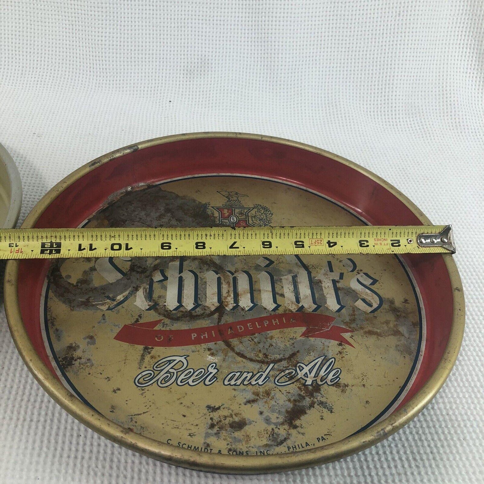 2 Vintage Schmidt's of Philadelphia Light Beer and Beer and Ale Trays ...
