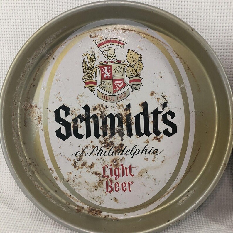 2 Vintage Schmidt's of Philadelphia Light Beer and Beer and Ale Trays ...