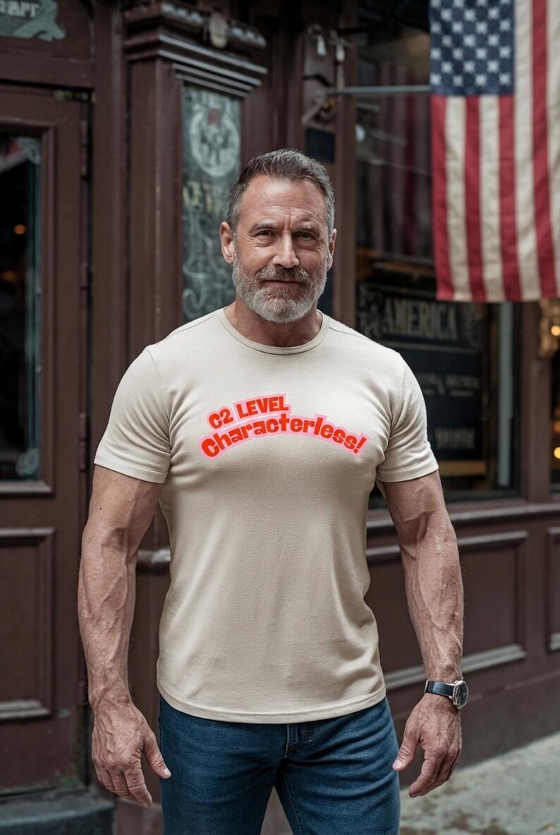 C2 Level Characterless Sarcastic Humor Shirt Design, Streetwear Print ...