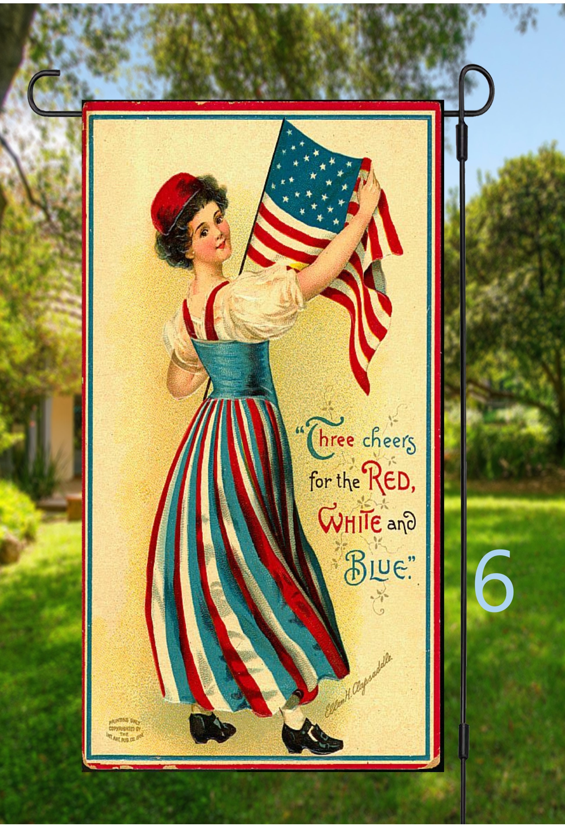 Vintage Patriotic Post Cards Flags - Etsy