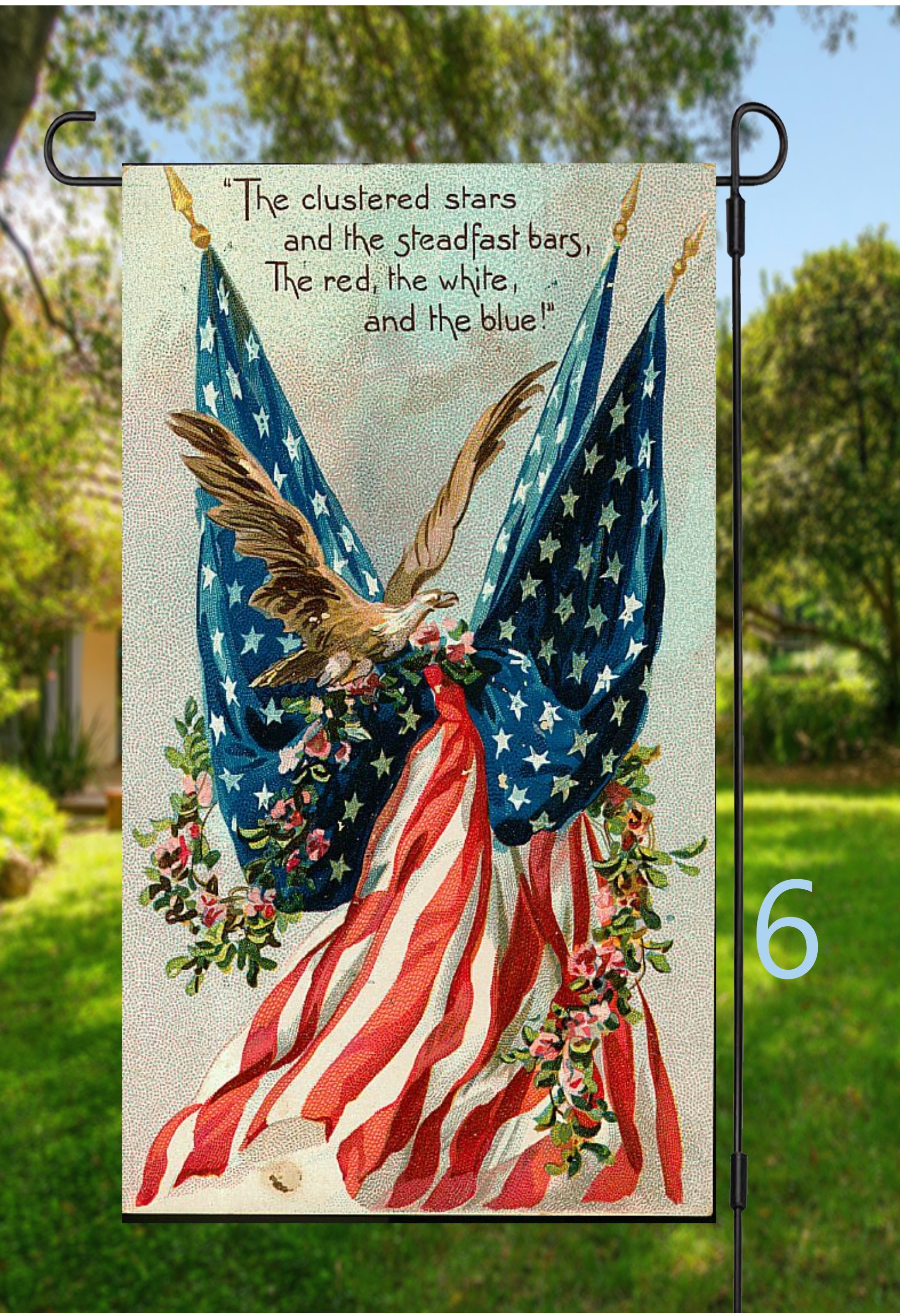 Vintage Patriotic Post Cards Flags - Etsy