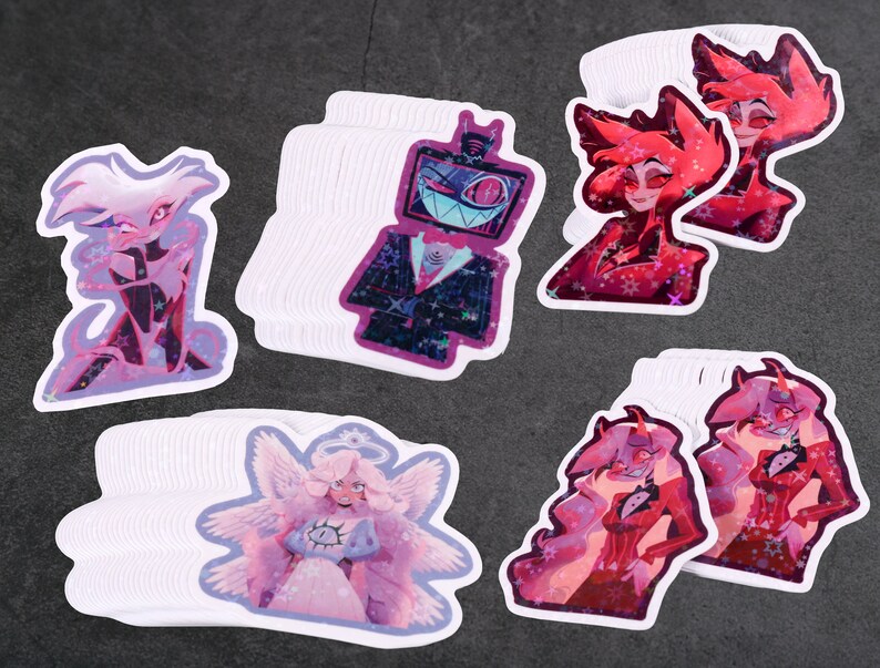 STICKERS Hazbin Hotel - Etsy