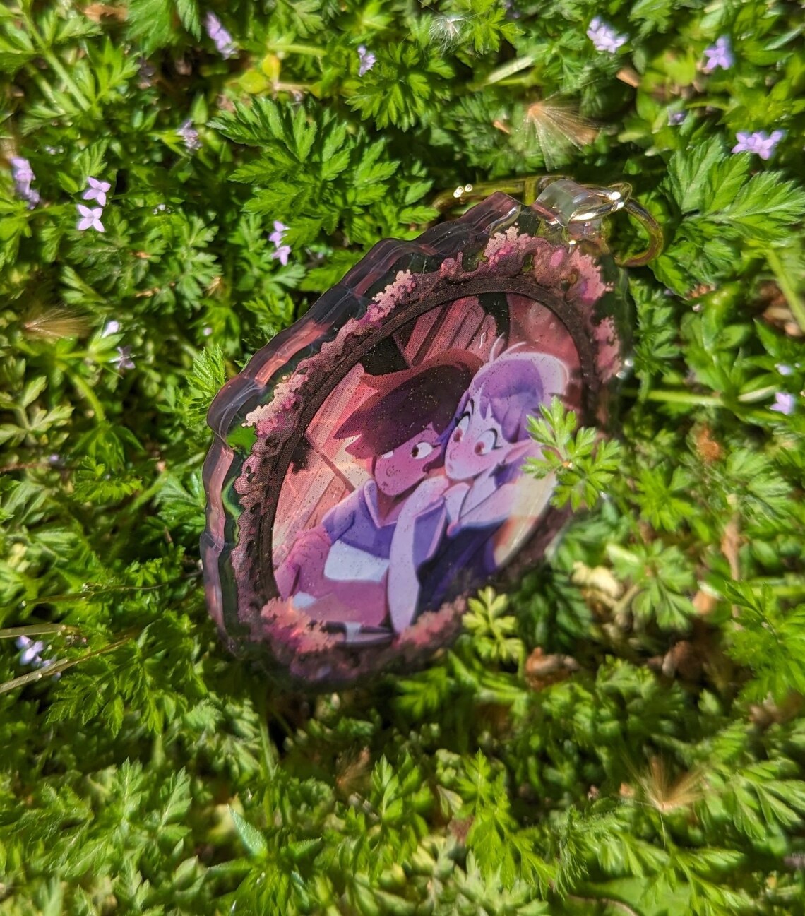 Acrylic Keychain Art Nouveau Frame the Owl House Thanks Them - Etsy