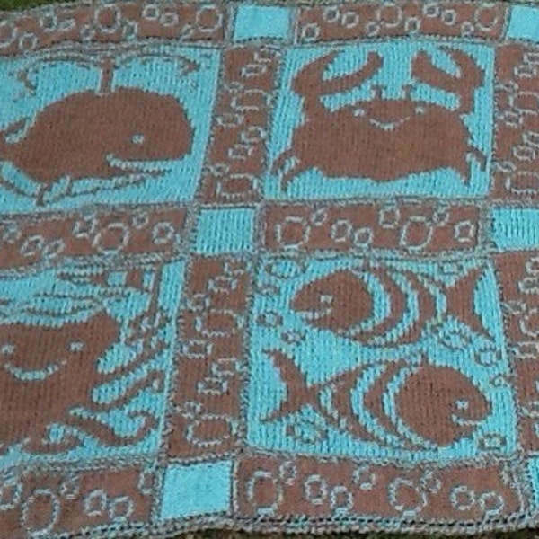 Sea Creatures Knitting Pattern - Etsy