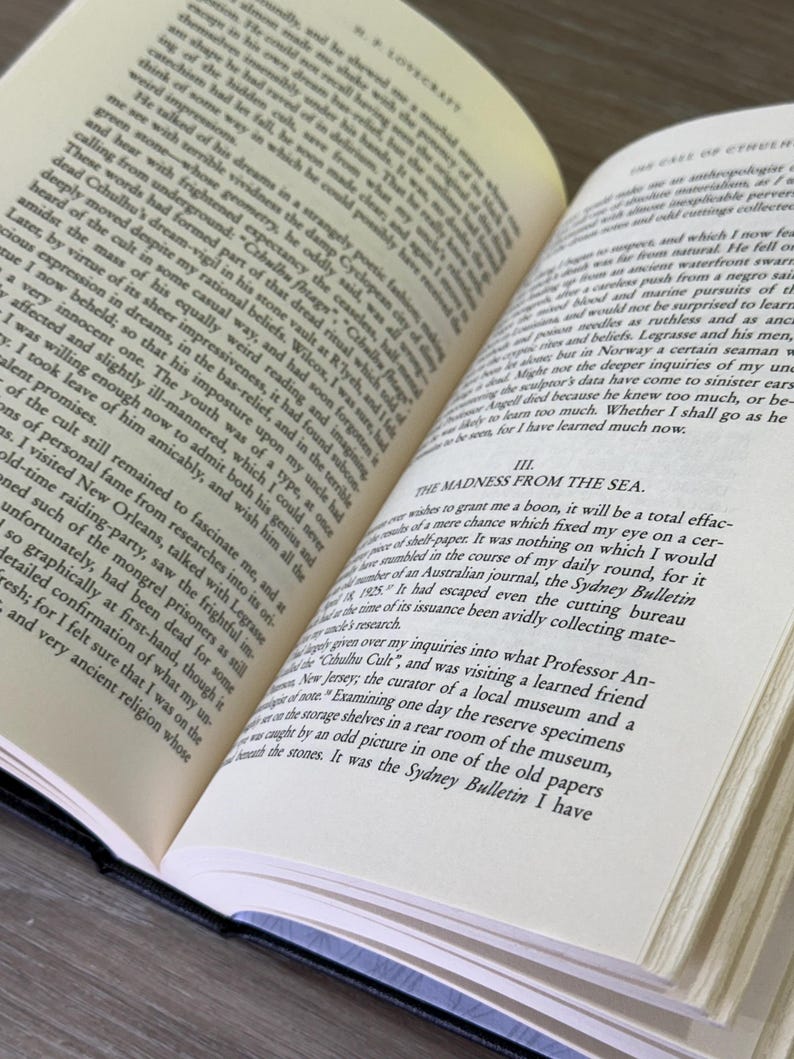 LEGENDARY | the Call of Cthulhu Full Leather Rebind Book by HP ...