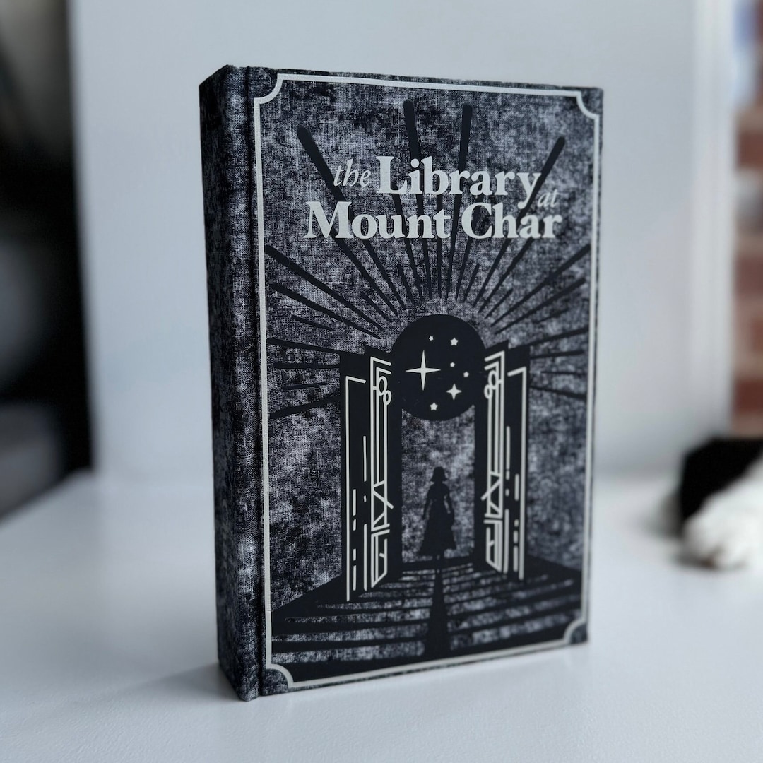 The Library at Mount Char Hand Made Book by Scott Hawkins | Rebind - Etsy