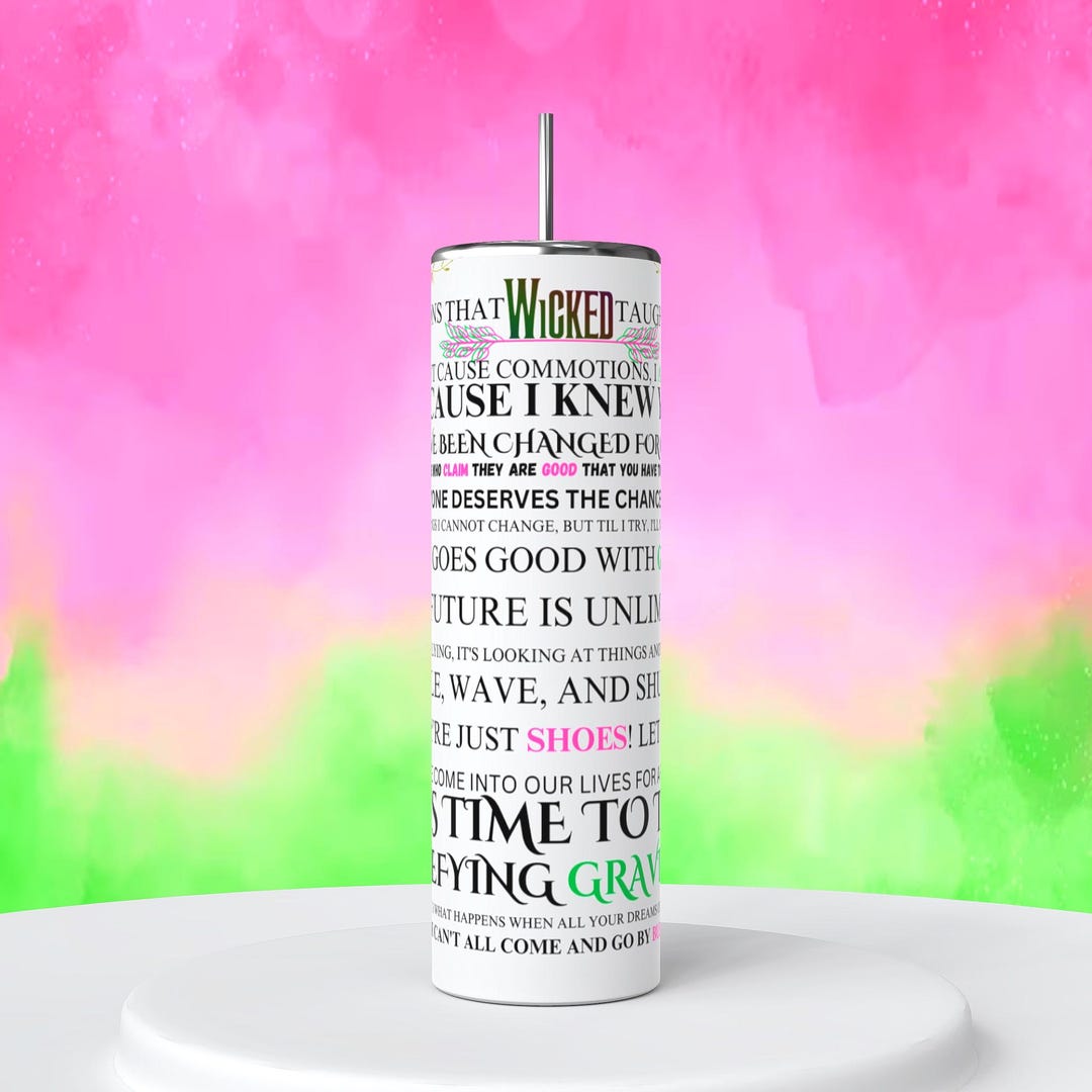 Wicked Lessons That WICKED Taught Me Digital File - Etsy