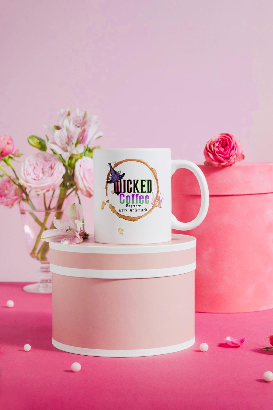 WICKED Coffee 11oz Mug Christmas Gift Idea for Musical Fan Glinda ...