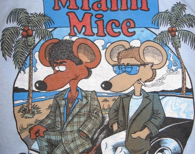 Miami Mice T-shirt XL - Etsy