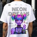 Cyberpunk Neon T-shirt Designs Bundle, Futuristic PNG Streetwear Pack ...