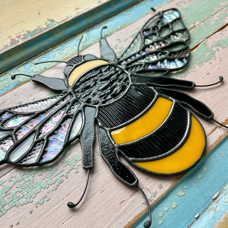 Bee Stained Glass - Etsy