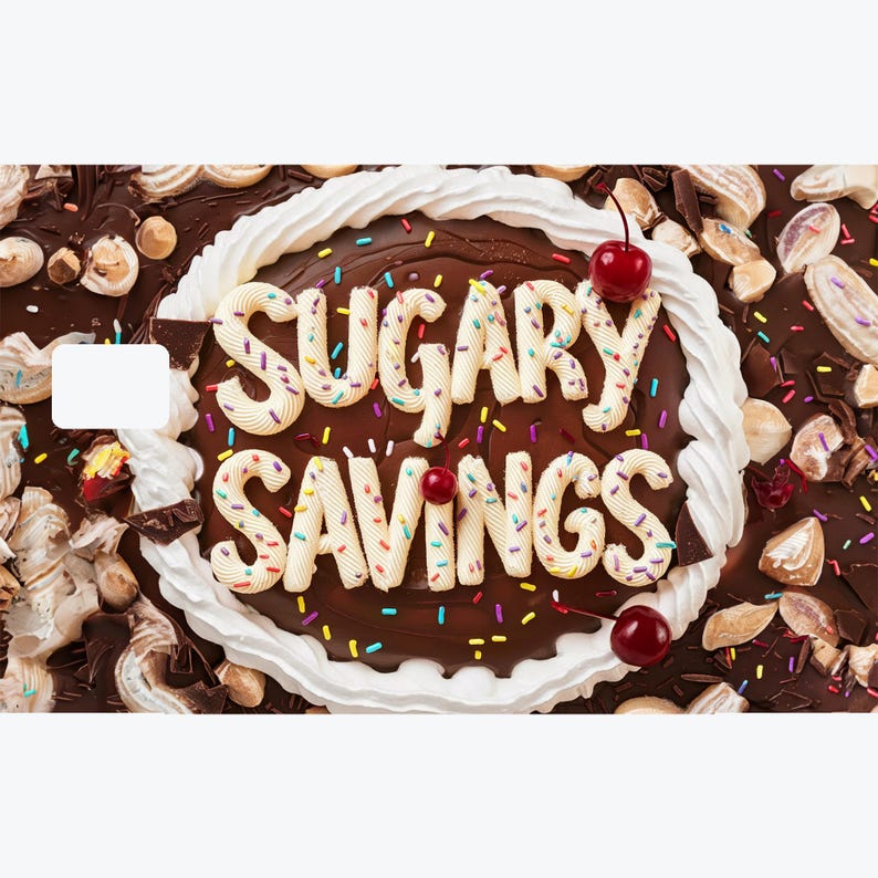 Sweets-themed Credit Card Skins High-quality Credit Card Stickers ...