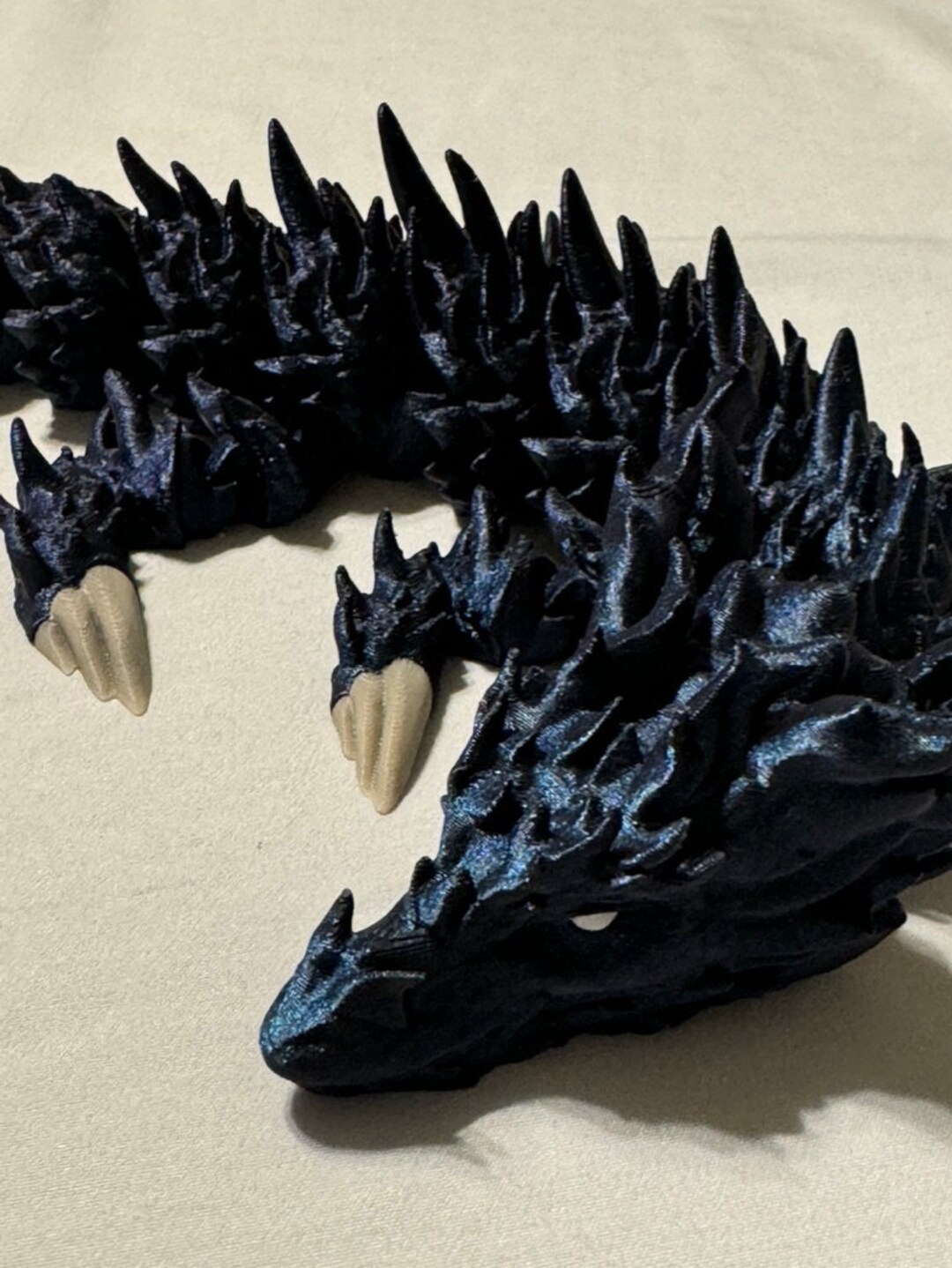 3d Printed Articulated Dragon Custom Claws and Eyes - Etsy