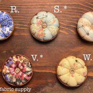 One Handmade Primitive Pin Keep / Pincushion in rustic Jar Lid | Etsy