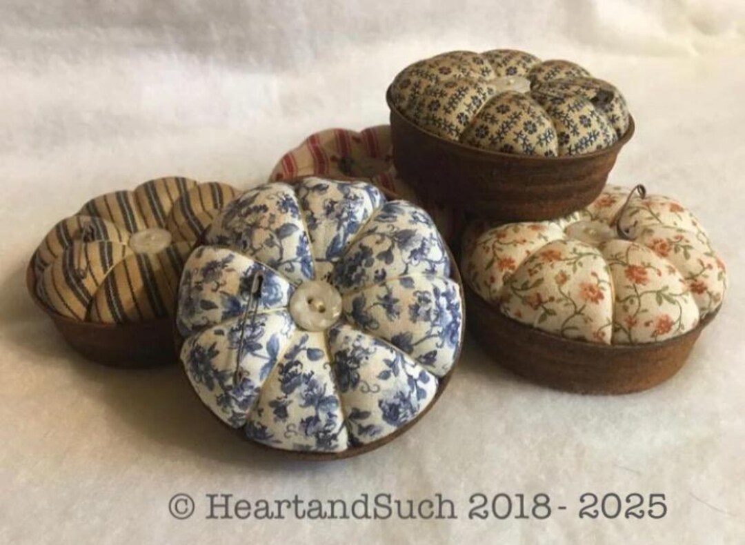 One Handmade Primitive Pin Keep / Pincushion / Pin Cushion in Rustic ...