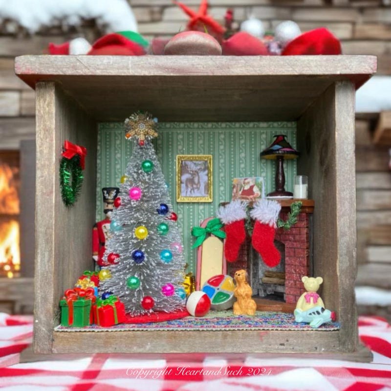 Christmas Diorama - Etsy
