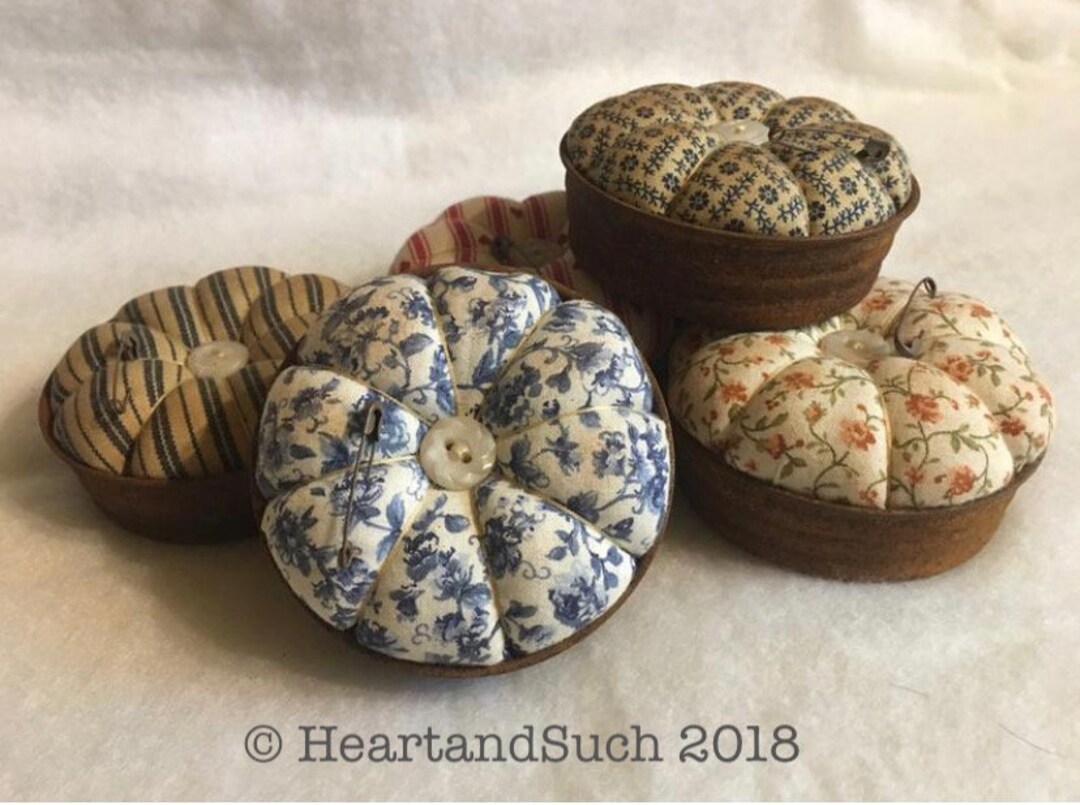 One Handmade Primitive Pin Keep / Pincushion / Pin Cushion in Rustic ...