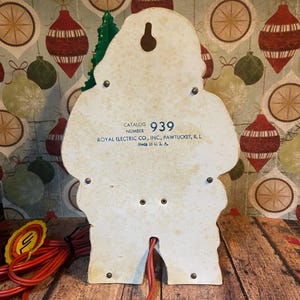 1950’s Wall Mount True Vintage Santa Light by Royal Electric - Etsy
