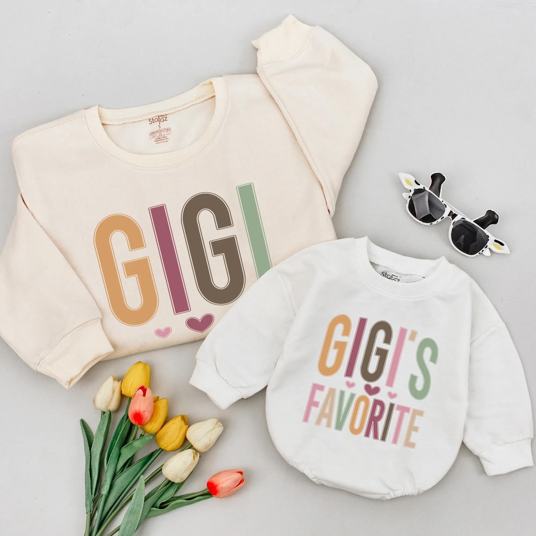 Gigi and Gigi’s Favorite Matching Shirts, Gigi and Me Outfit, Matching ...