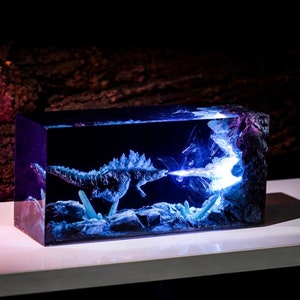GODZILLA Monster Burning Night Lamp,atomic Breath Resin Lamp,god.zilla ...