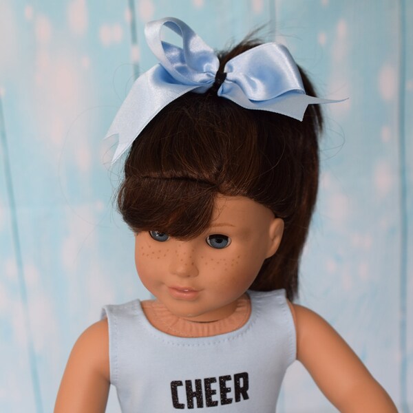 Light Blue Girls Cheerleading Suit - Etsy