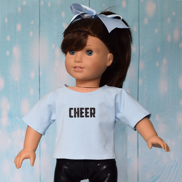 Light Blue Girls Cheerleading Suit - Etsy