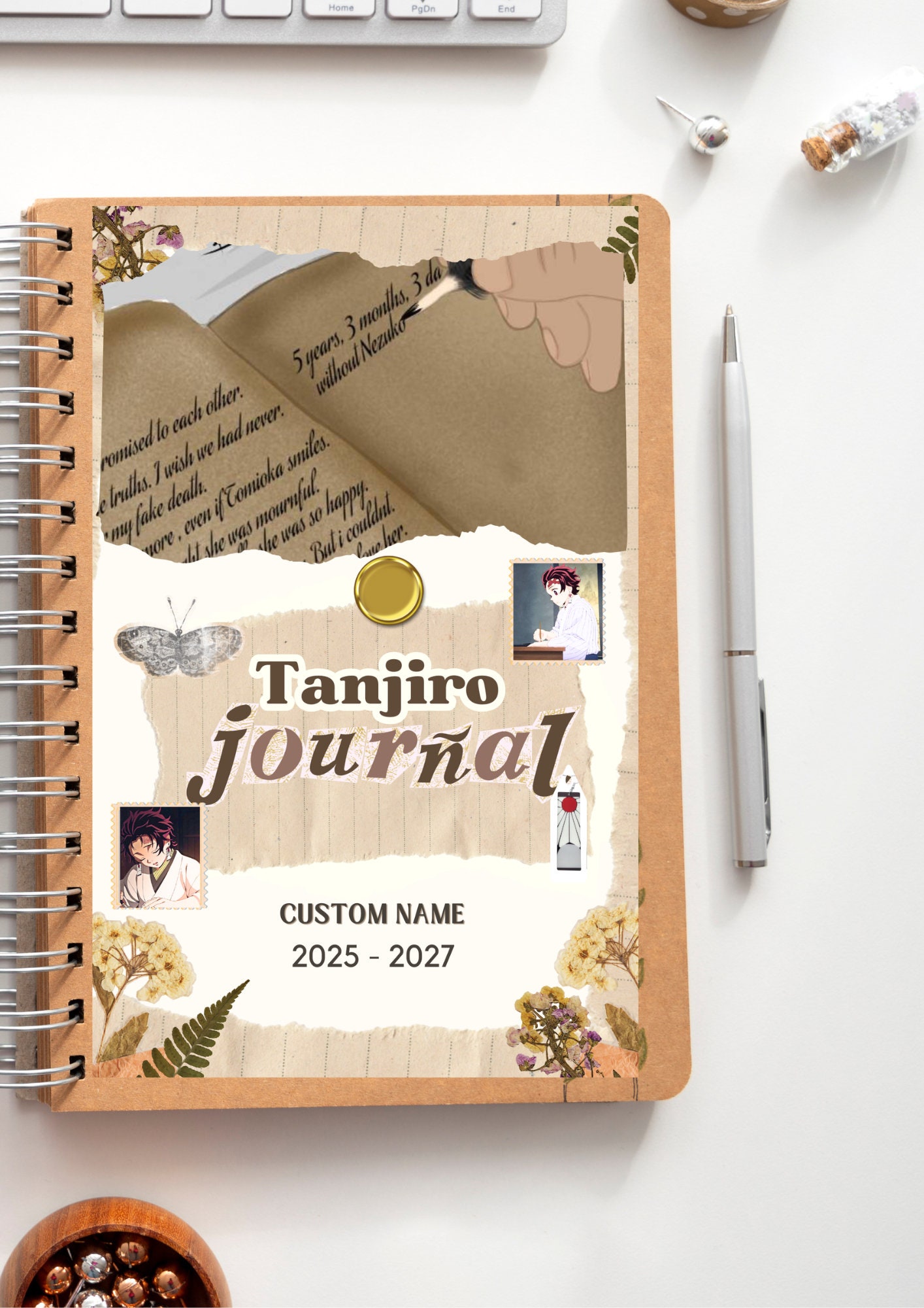 Anime Art Journal, Tanjiro Journal, Dream Journal Art Anime Gift for ...
