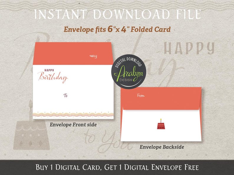 Printable Birthday Cards | Orange Birthday Cupcake With Candle 6x4 ...