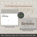 Printable Birthday Cards | Gray Watercolor Candle Happy Birthday Card ...