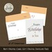 Printable BIRTHDAY Card 5x7 Folded / Instant Download / Card Template ...