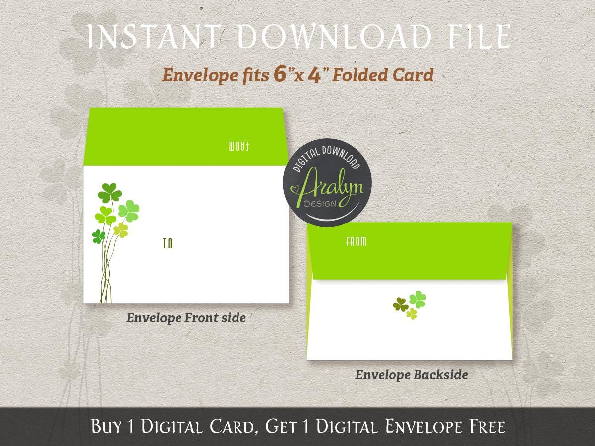 Printable Good Luck Cards | Good Luck Card 6x4 Folded | Good Luck Card ...