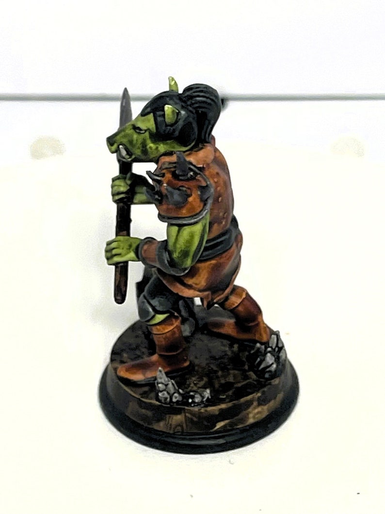 Pig Faced Orc Tabletop Gaming Miniature Hand Painted and Made Out of ...